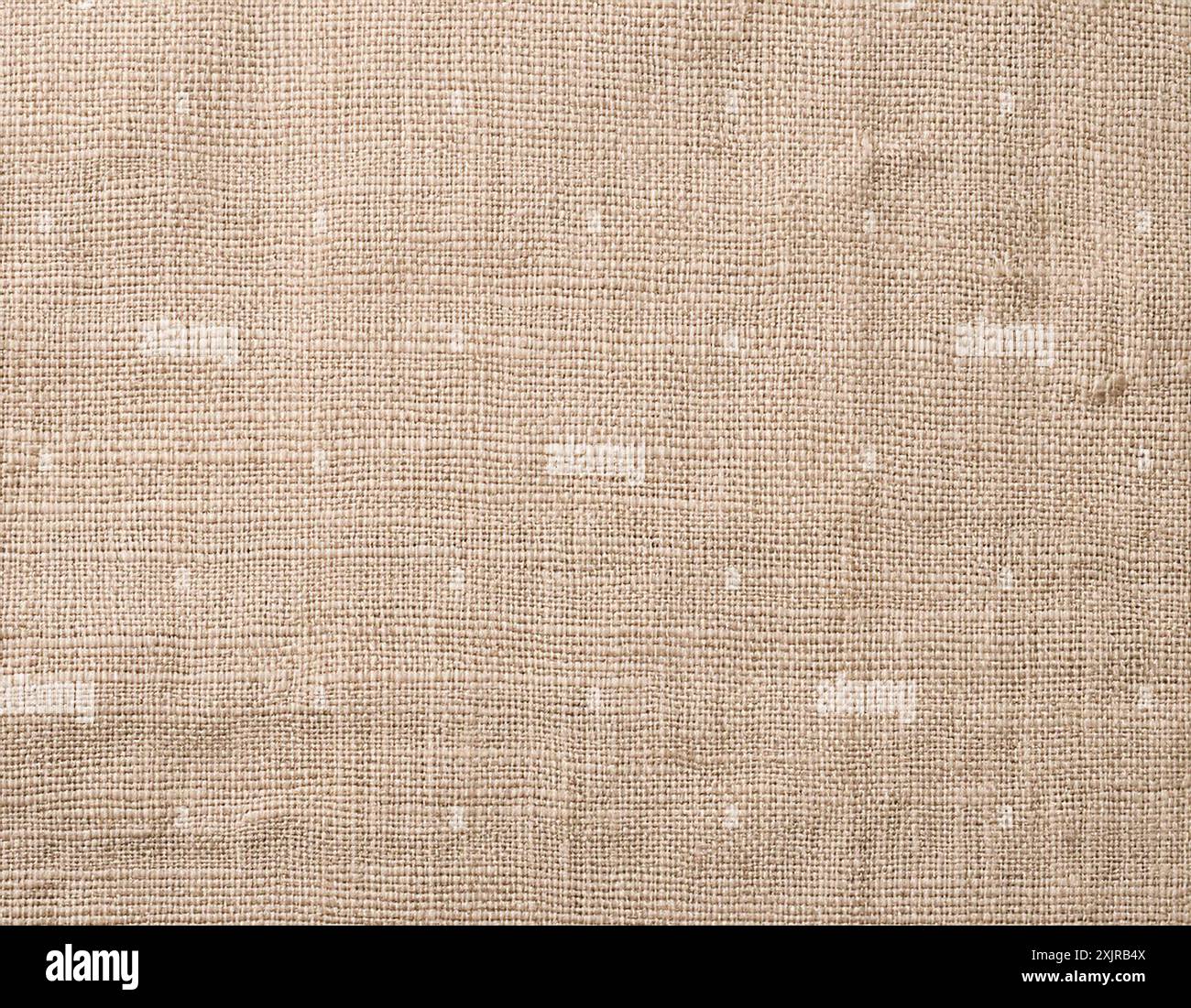 Natural Beige Linen Texture Background with a Coarse, Woven Pattern for ...