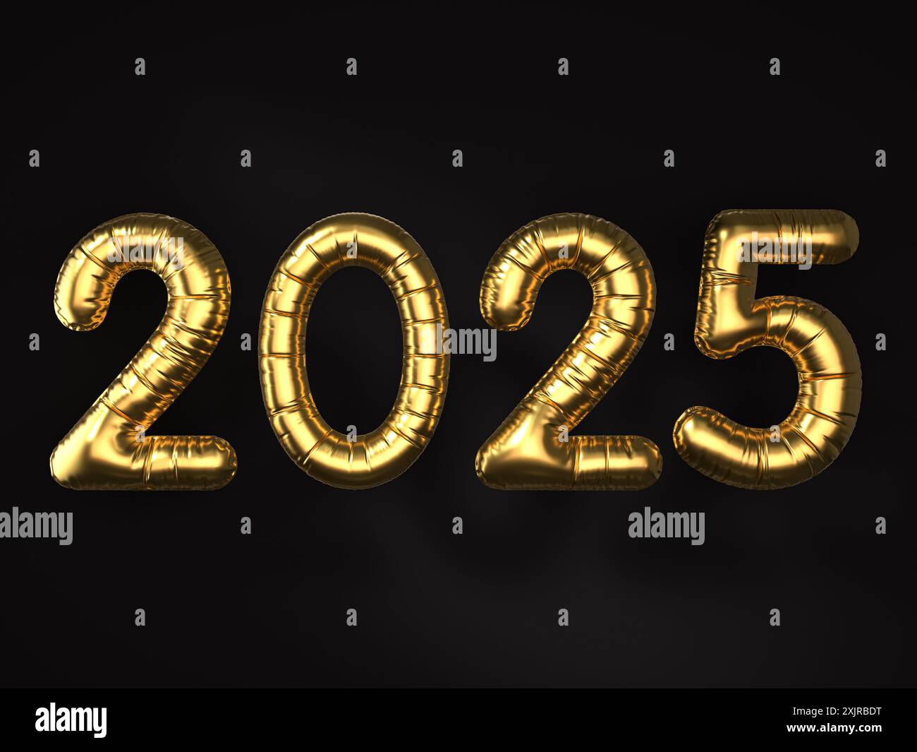 2025 number balloons hi-res stock photography and images - Alamy
