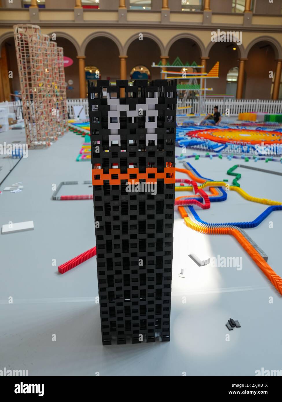 Famous domino artist and YouTuber Lily Hevesh is preparing over 100,000 ...