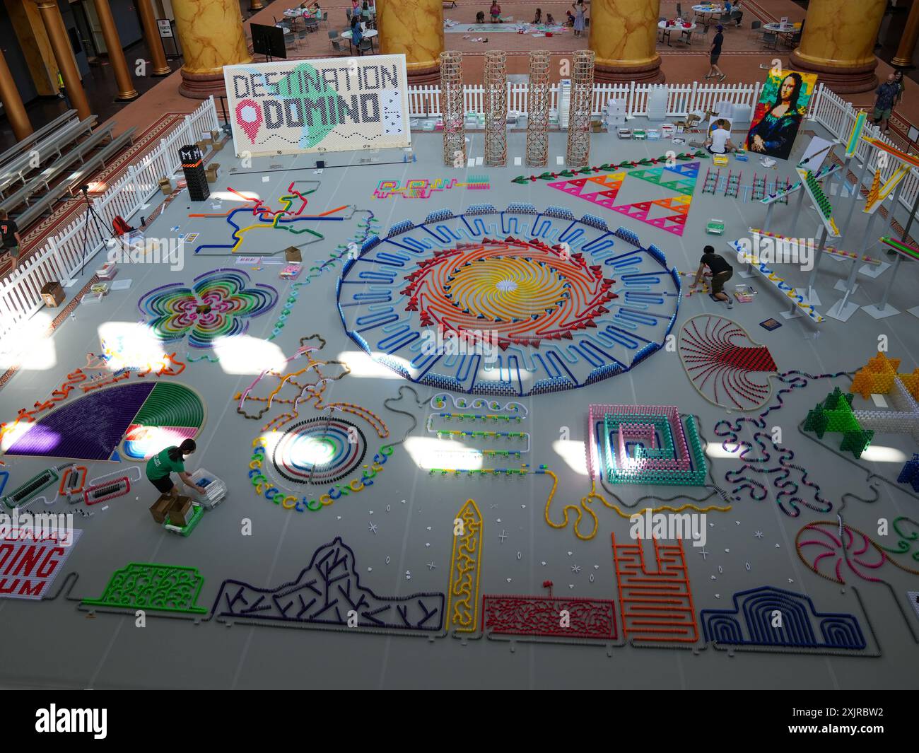 Famous domino artist and YouTuber Lily Hevesh is preparing over 100,000 ...