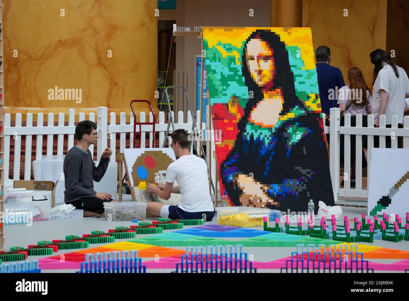 Famous domino artist and YouTuber Lily Hevesh is preparing over 100,000 ...