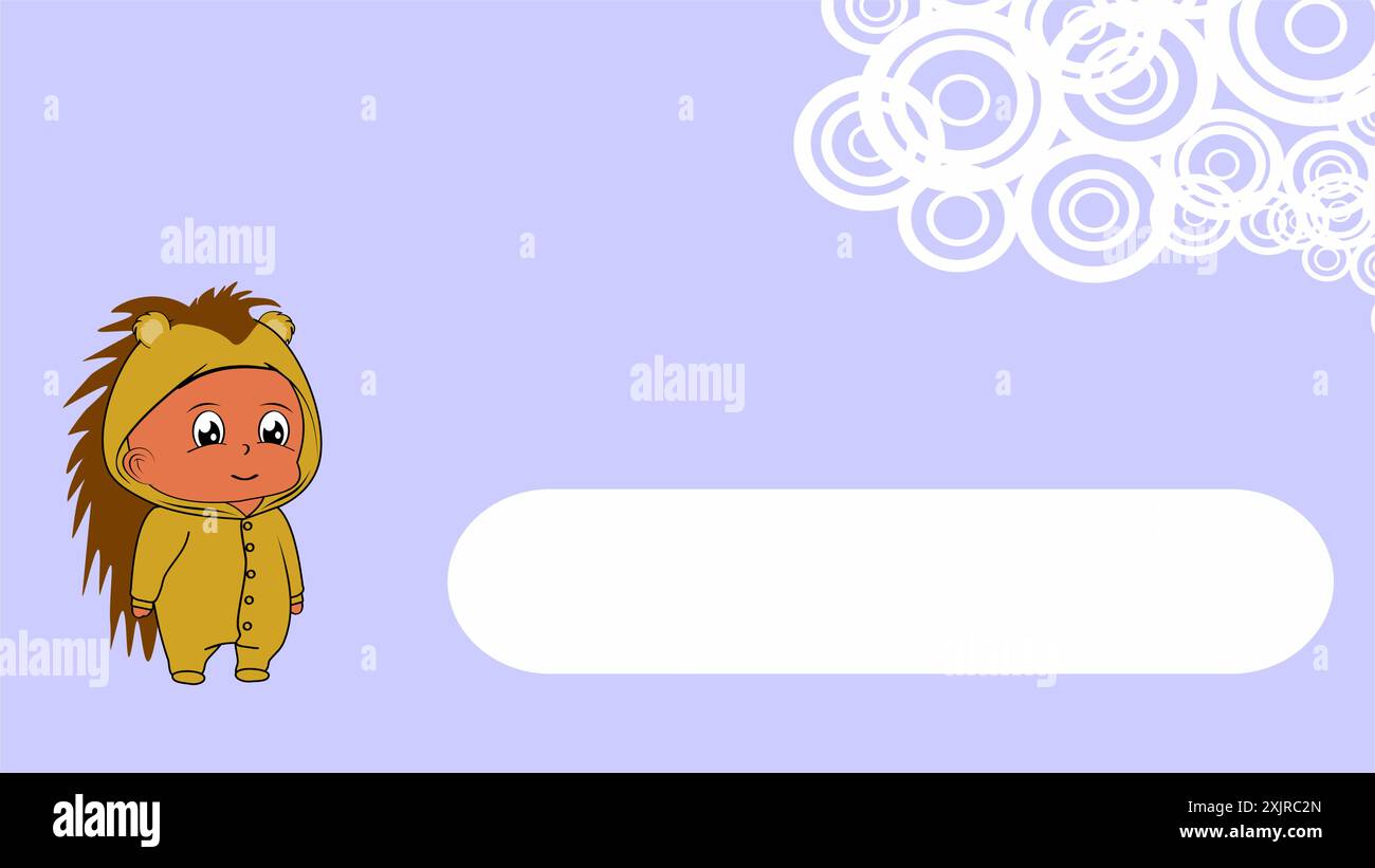 cute animal pajama kid cartoon background in vector format Stock Vector ...