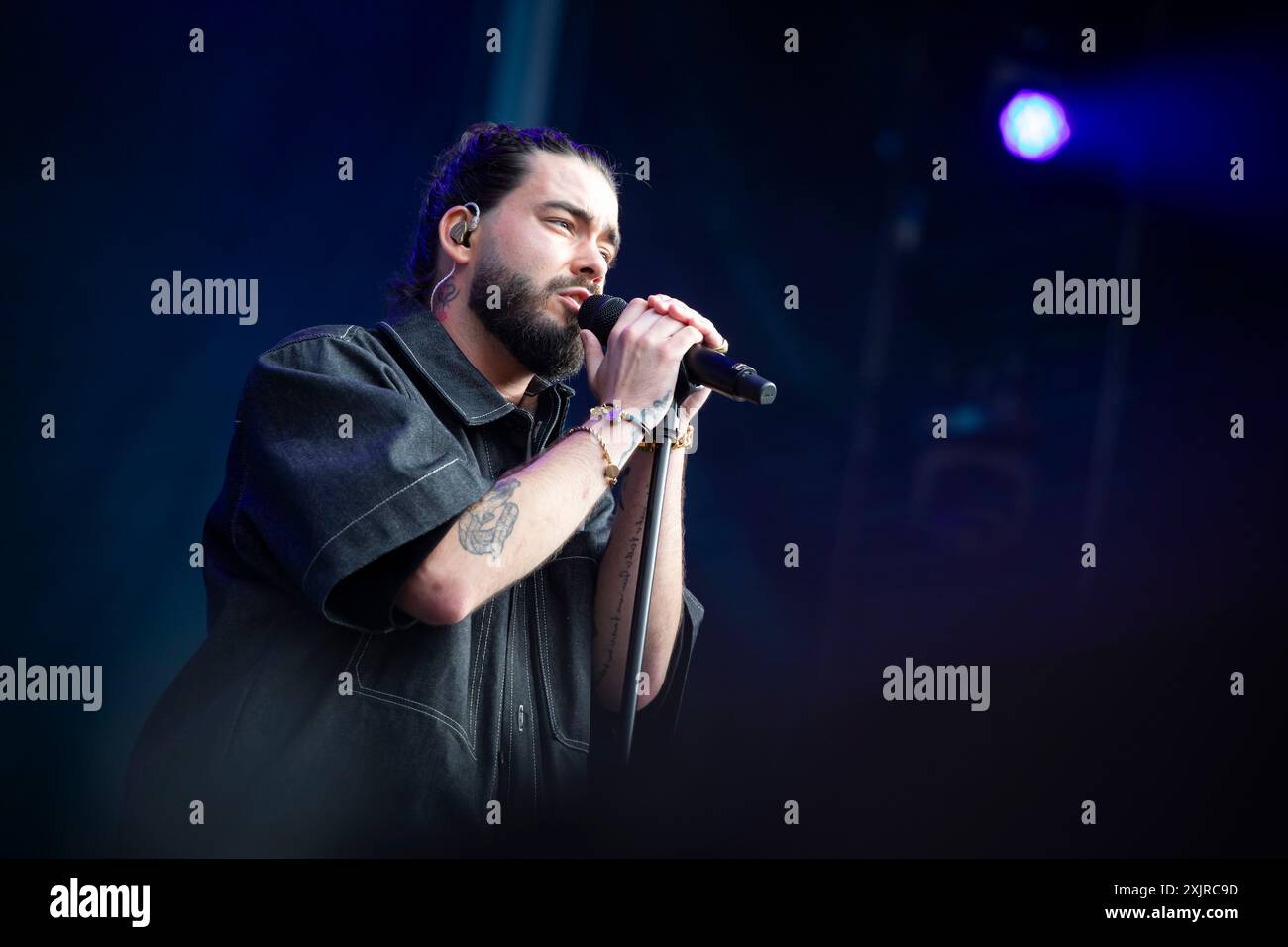 Vila Nova De Gaia, Portugal. 19th July, 2024. Portuguese singer Syrio ...