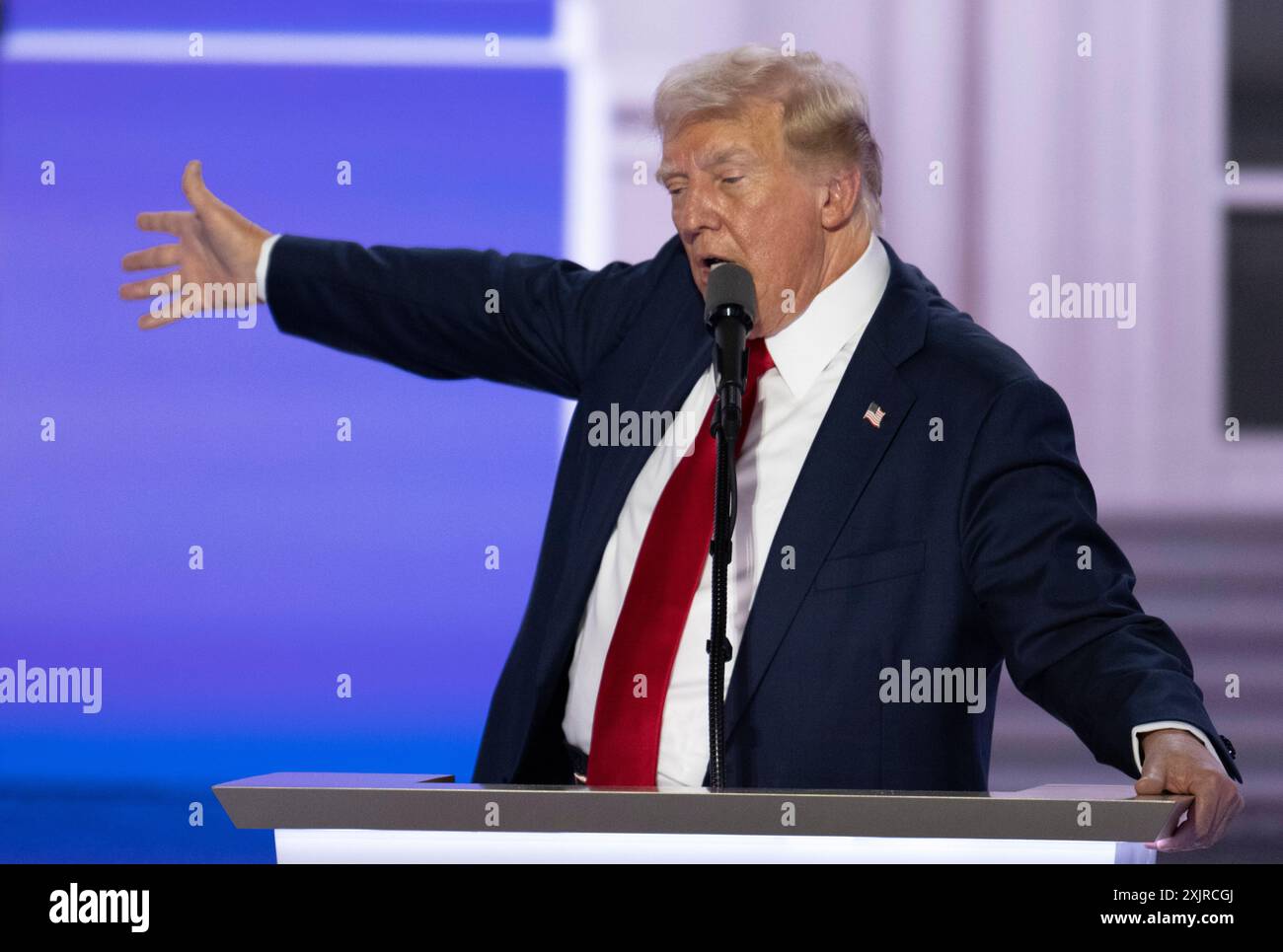 New York City. 18th July, 2024. Former United States President Donald J ...
