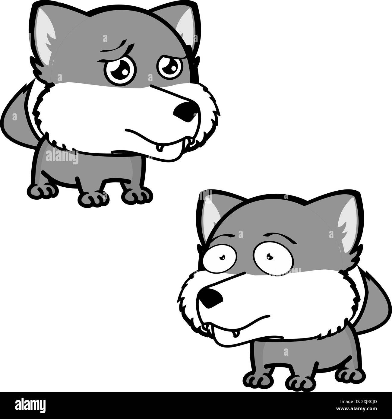 Wolf Pack Cartoon Drawing