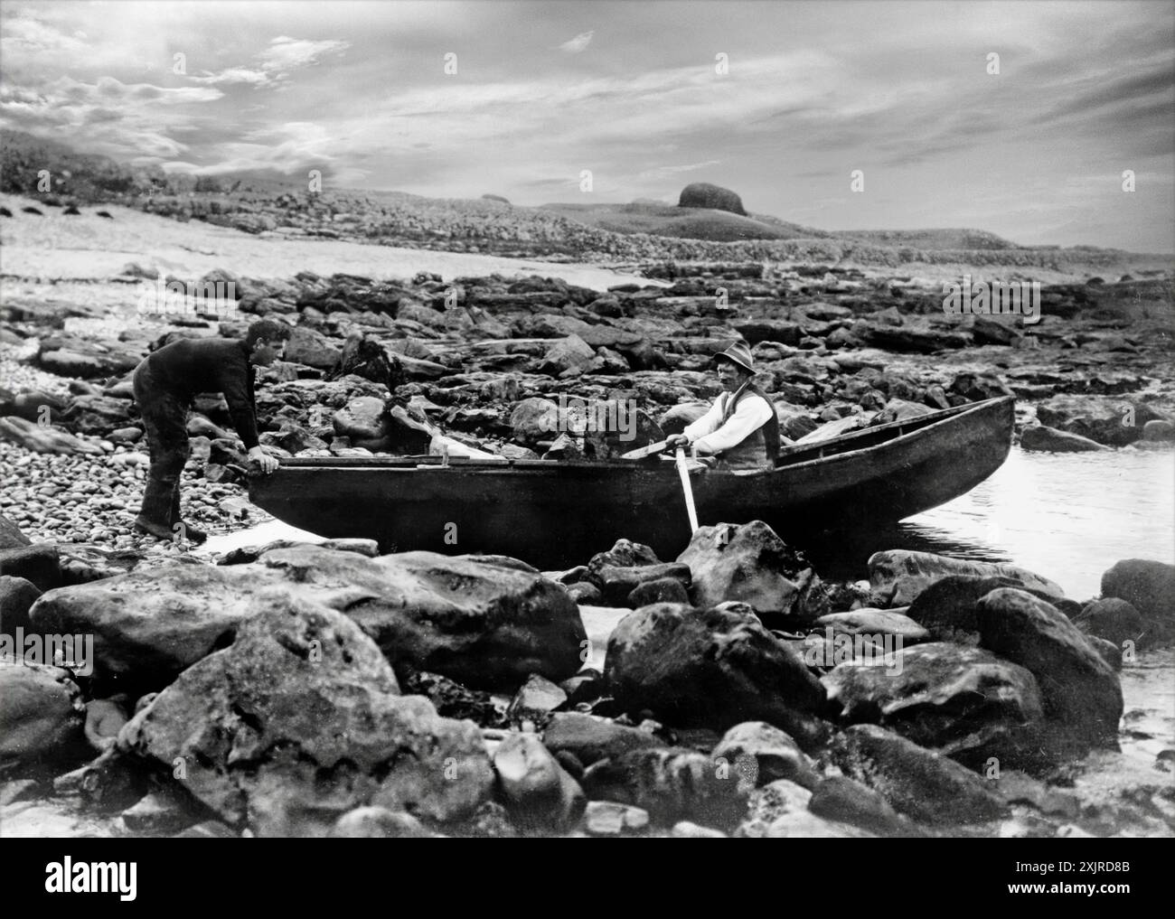 Traditional canvas covered rowing boat hi-res stock photography and ...