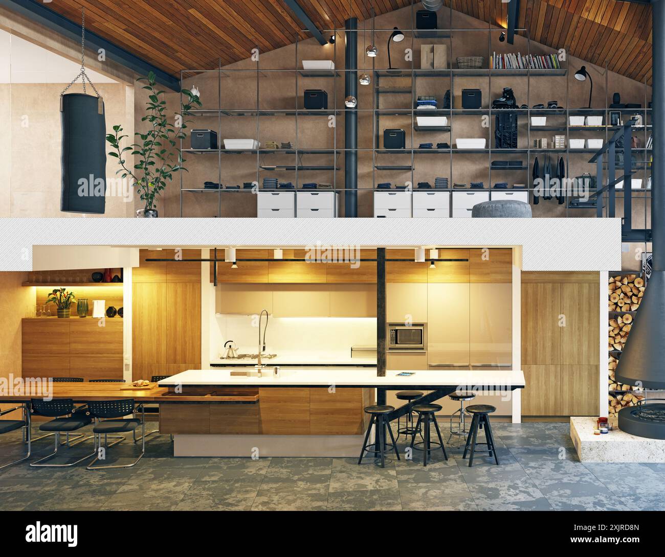 House section 3d hi-res stock photography and images - Alamy