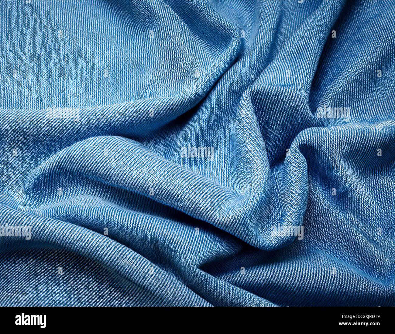 Soft Light Blue Denim Fabric Texture with a Smooth, Worn Surface for ...