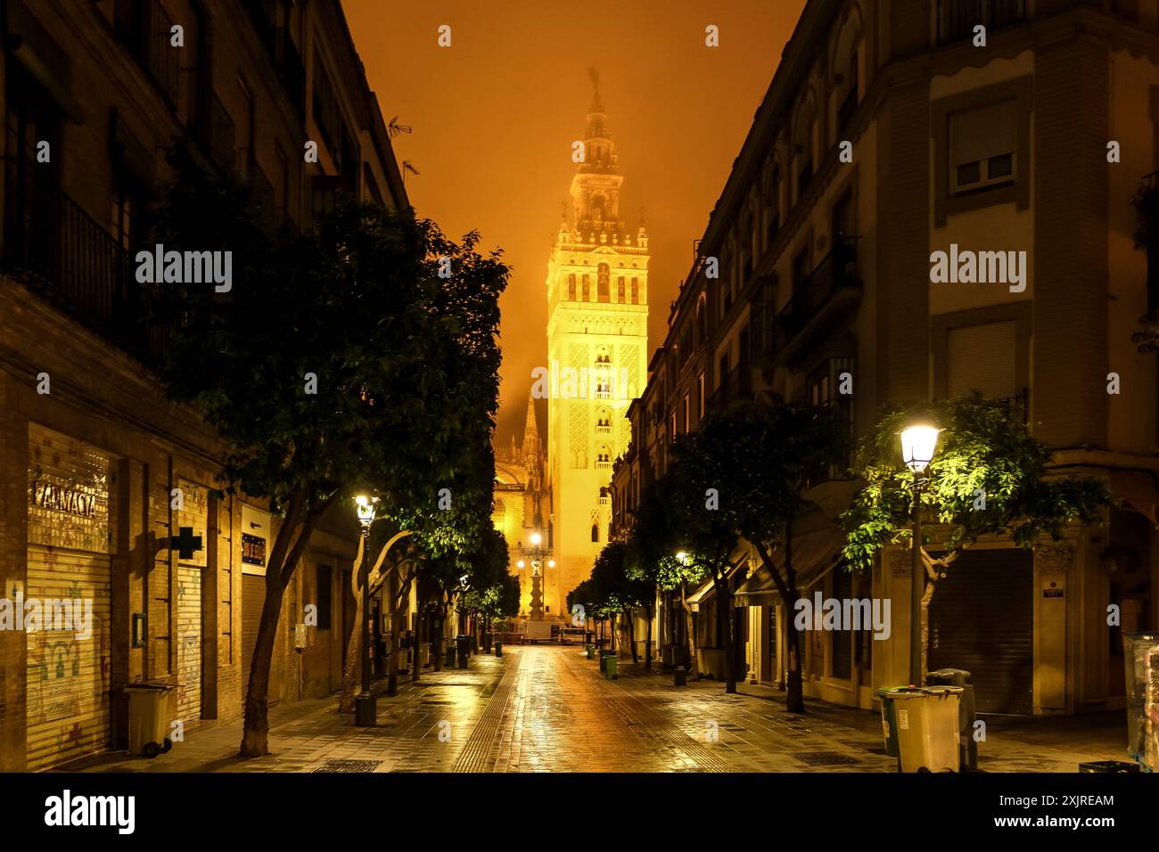 Historic centre of Seville, capital and largest city of Andalusia. In ...