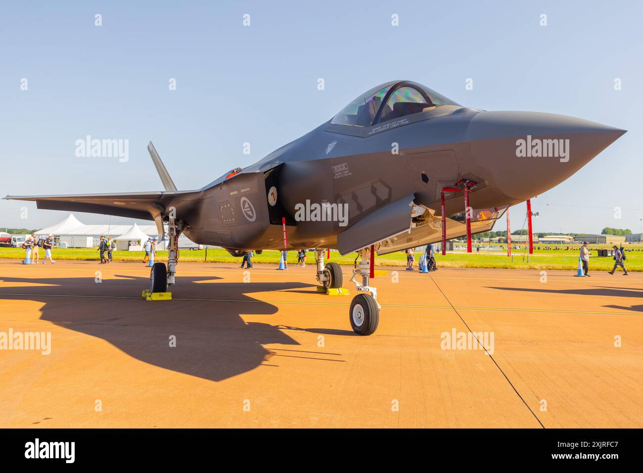 Fairford, UK. 19 JUL, 2024. F35 Lightning II on the static display as a ...