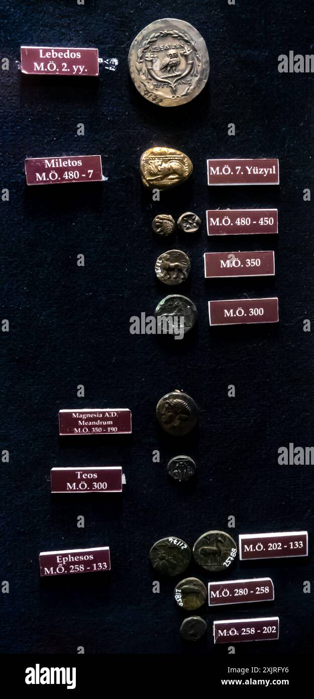 Ancient Greek / Hellenistic coins collection, Lebedos, Miletos, Teos ...