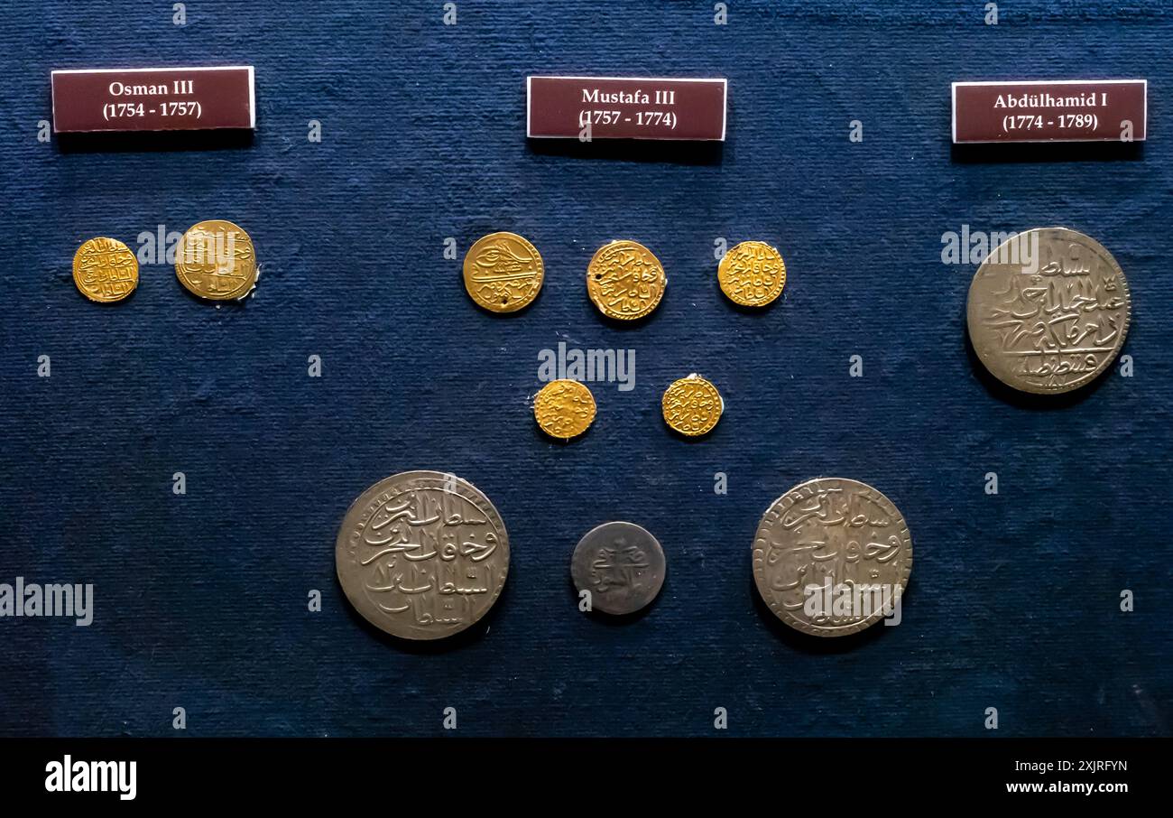 Ottoman coins, 18th century (1754-1789), Smyrna, Izmir museum ...