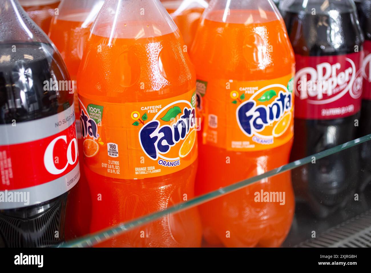 Los Angeles, California, United States - 05-23-2021: A view of large ...