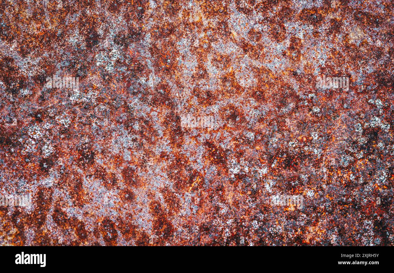 Rust on Car Body Background, Extreme shot of rusty metal sheet texture ...