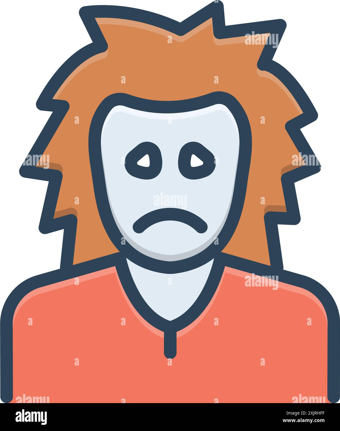 Icon for sad,unhappy Stock Vector Image & Art - Alamy