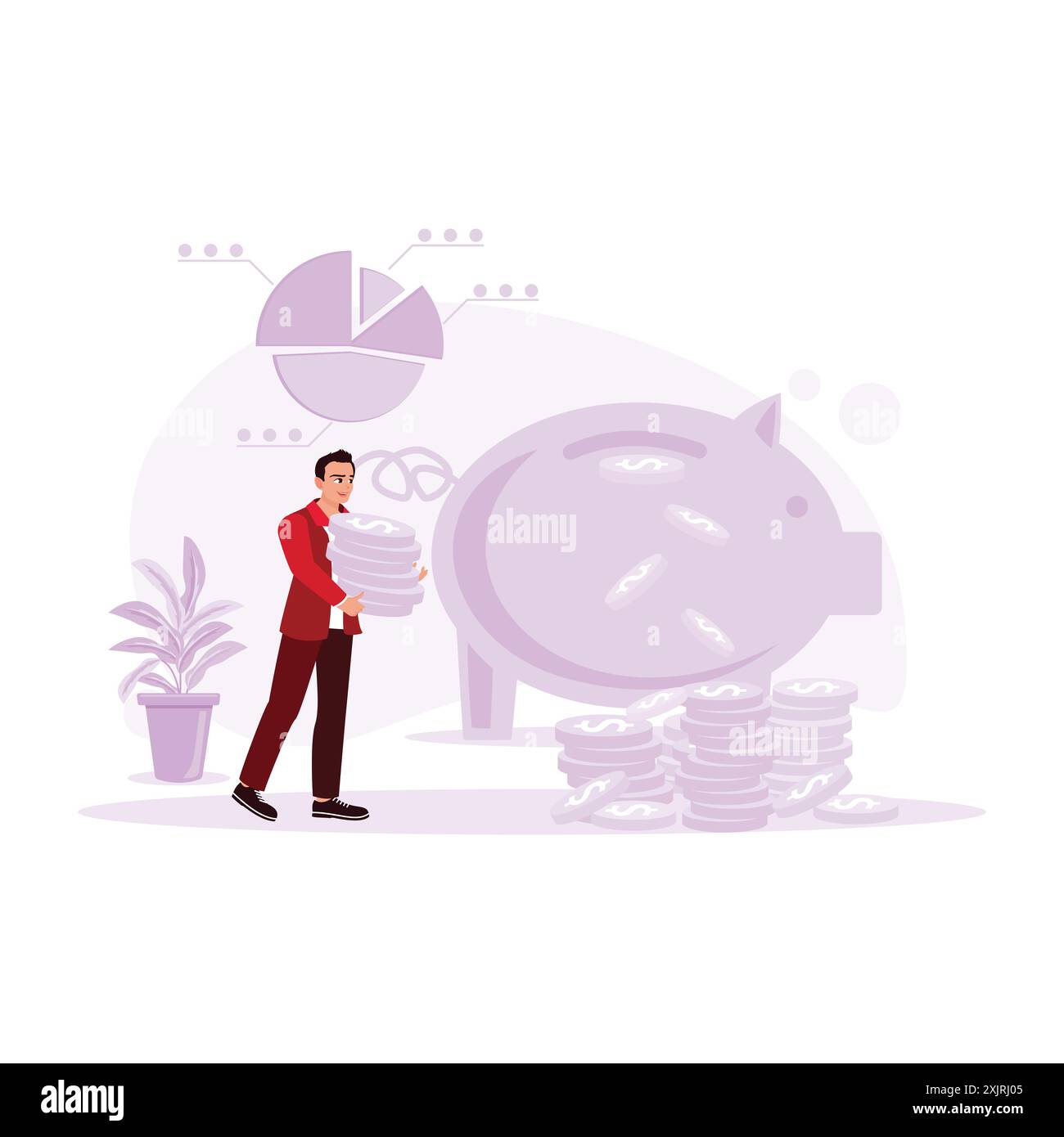 Male investor Stock Vector Images - Alamy
