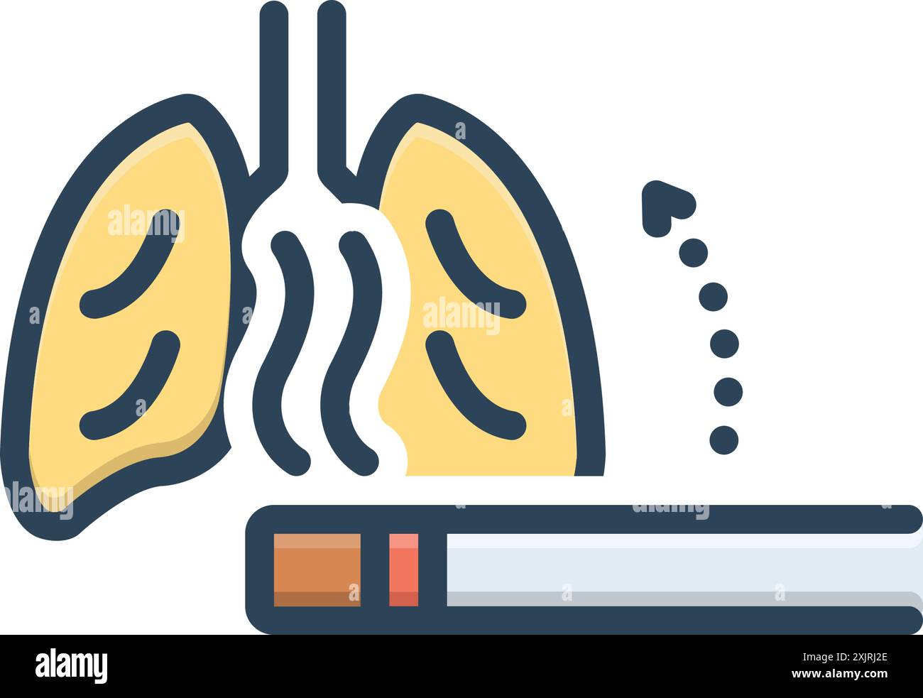 Icon for harmful,lung Stock Vector Image & Art - Alamy