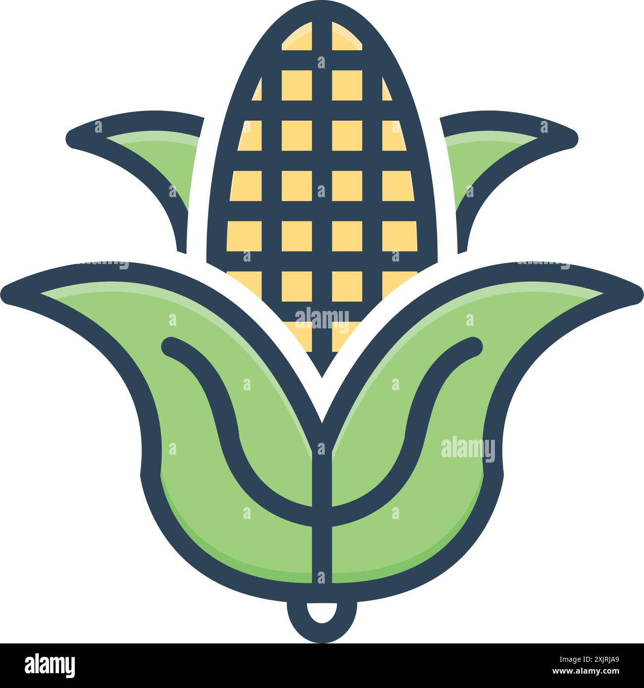 Maize symbol Stock Vector Images - Alamy