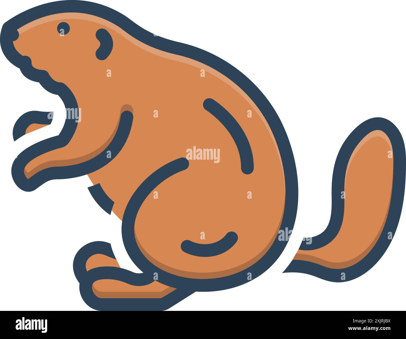 Icon for beaver,otter Stock Vector Image & Art - Alamy
