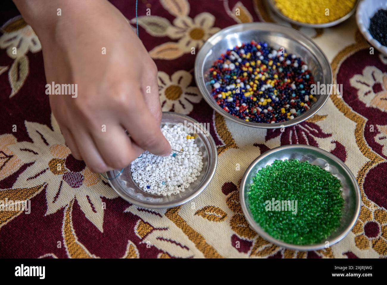 The hands of an Afghan woman Stock Photo - Alamy