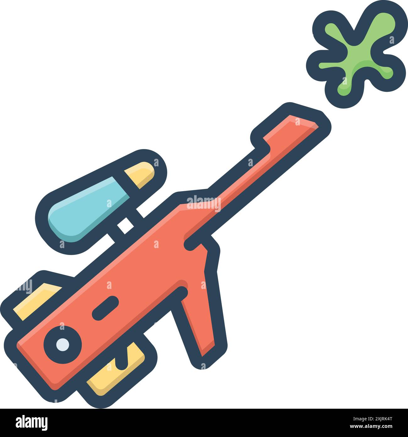 Paintball icon vector logo Stock Vector Images - Alamy