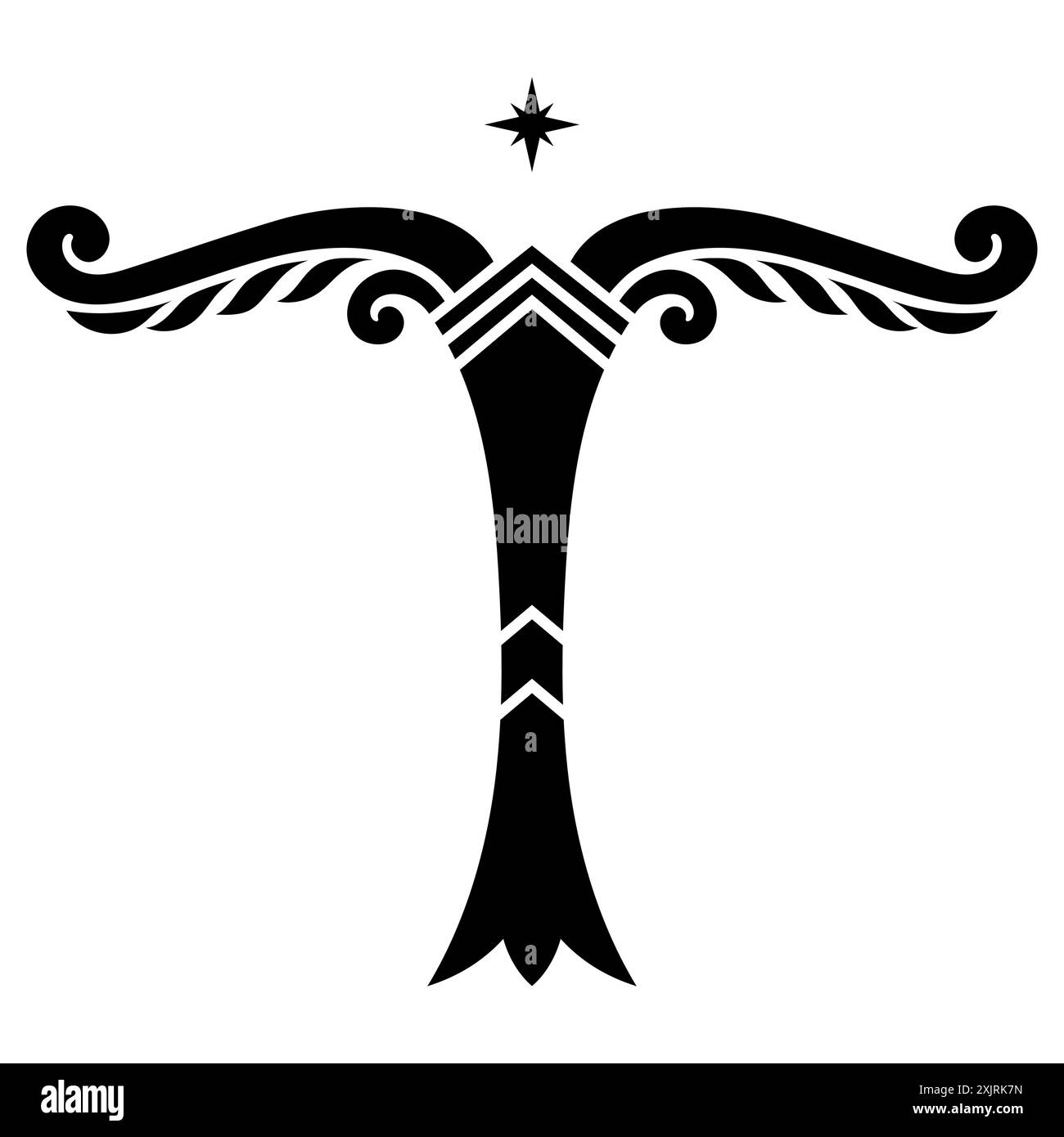Old Norse design. Stylized image of the world tree - Irminsul, from ...