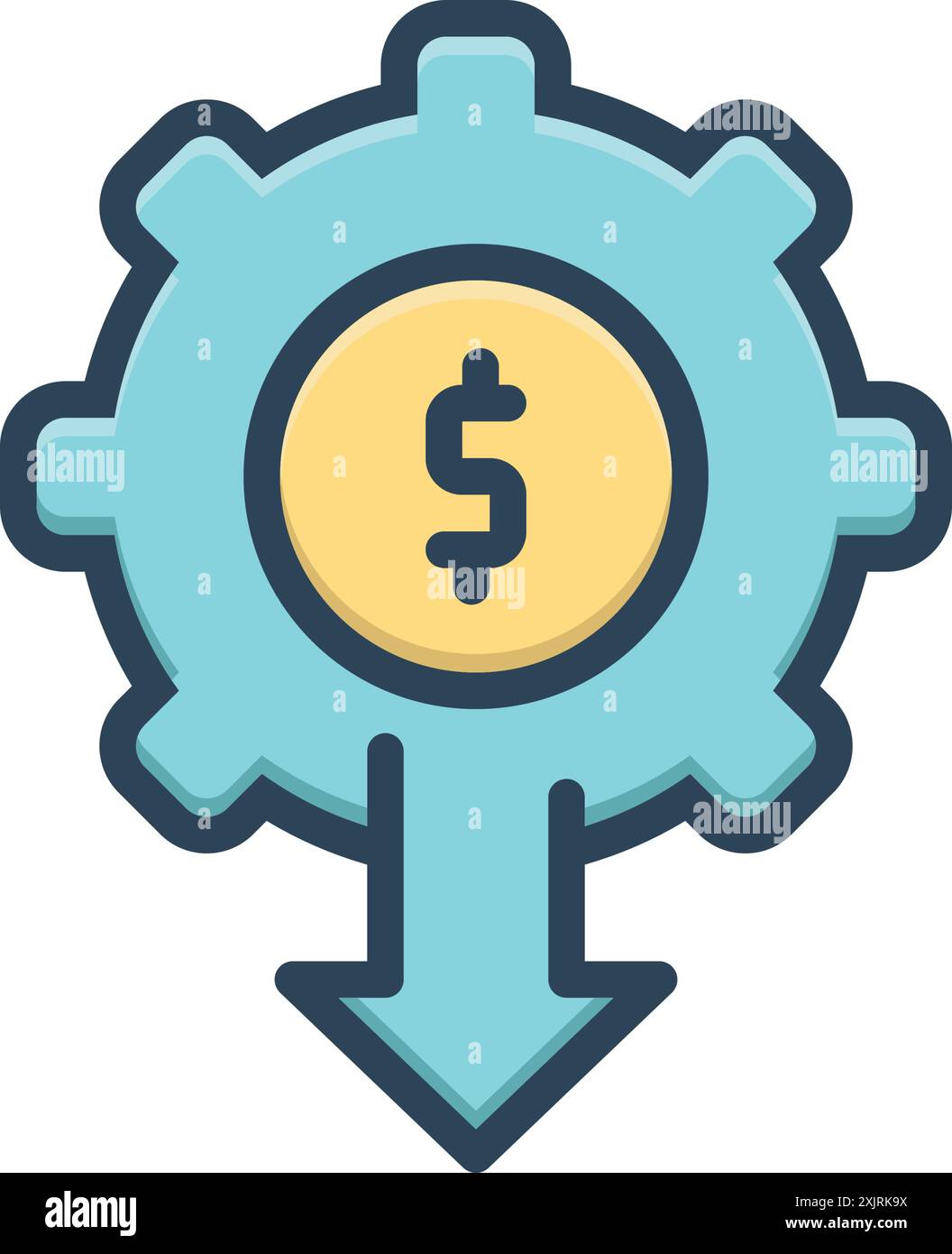 Icon for reduced,below Stock Vector Image & Art - Alamy