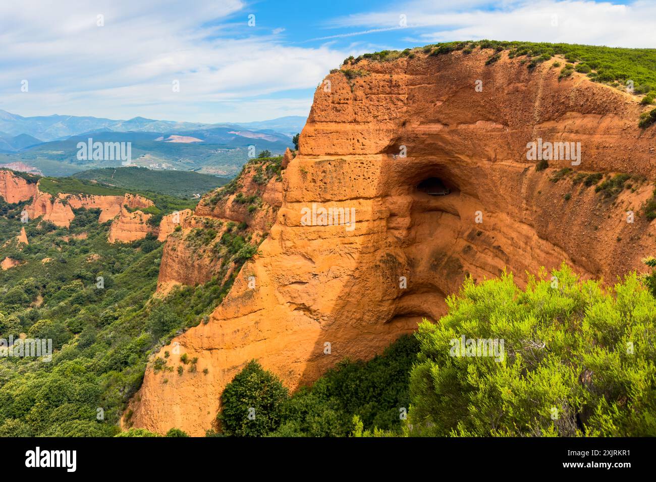 Las Medulas ancient roman gold mining site in Leon province Spain ...