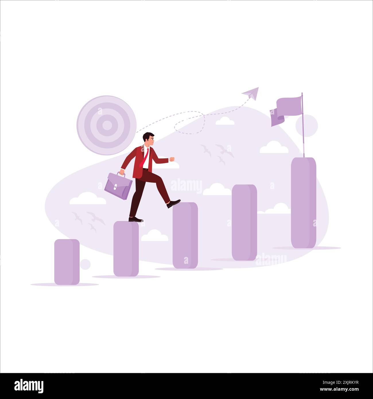 Highest ladder Stock Vector Images - Alamy