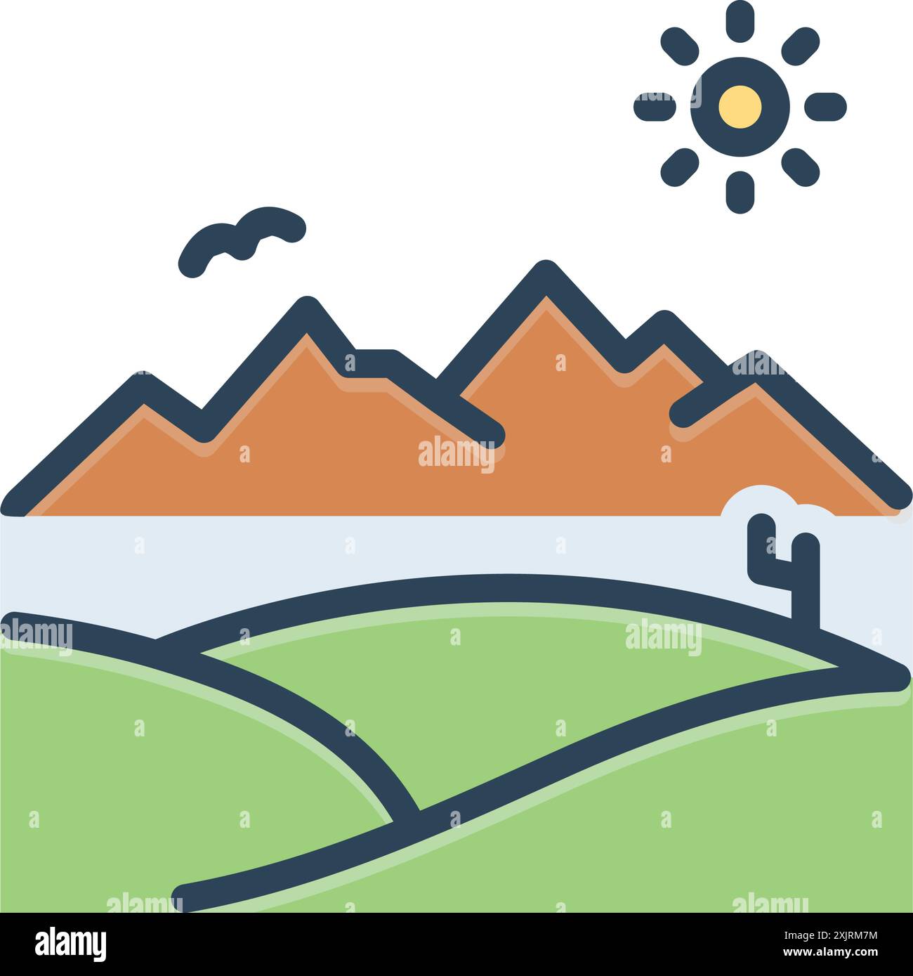 Icon for extensive,mountain Stock Vector Image & Art - Alamy