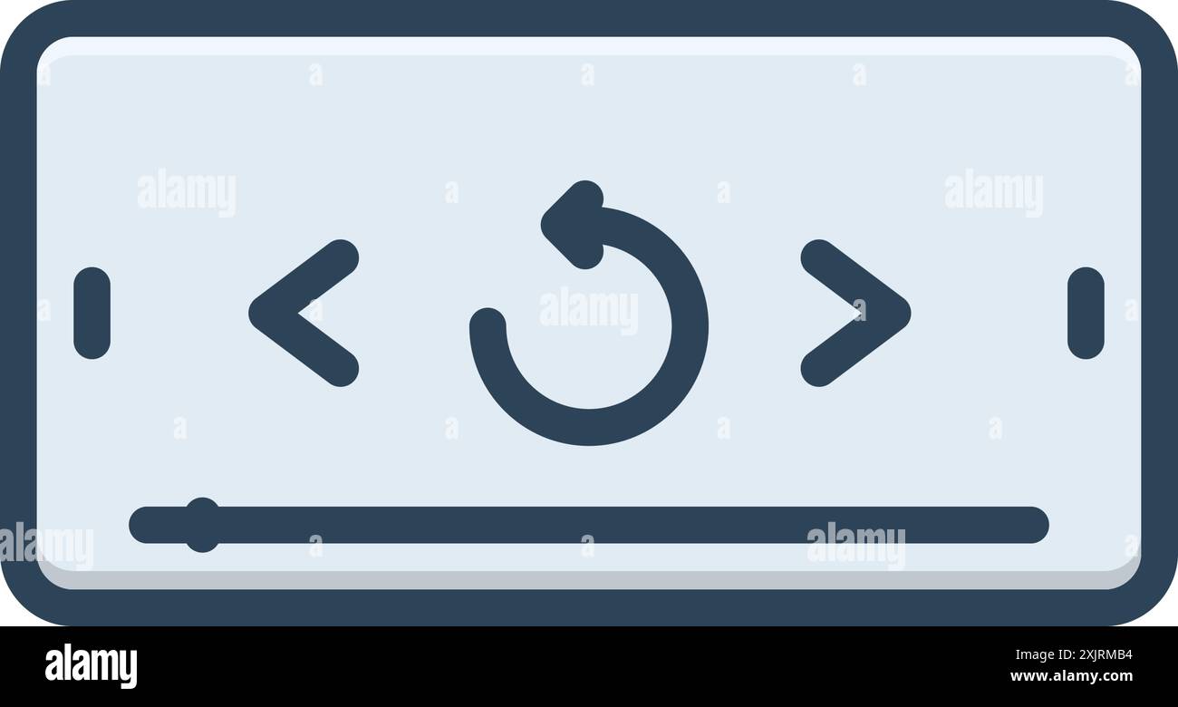 Icon playback game Stock Vector Images - Alamy