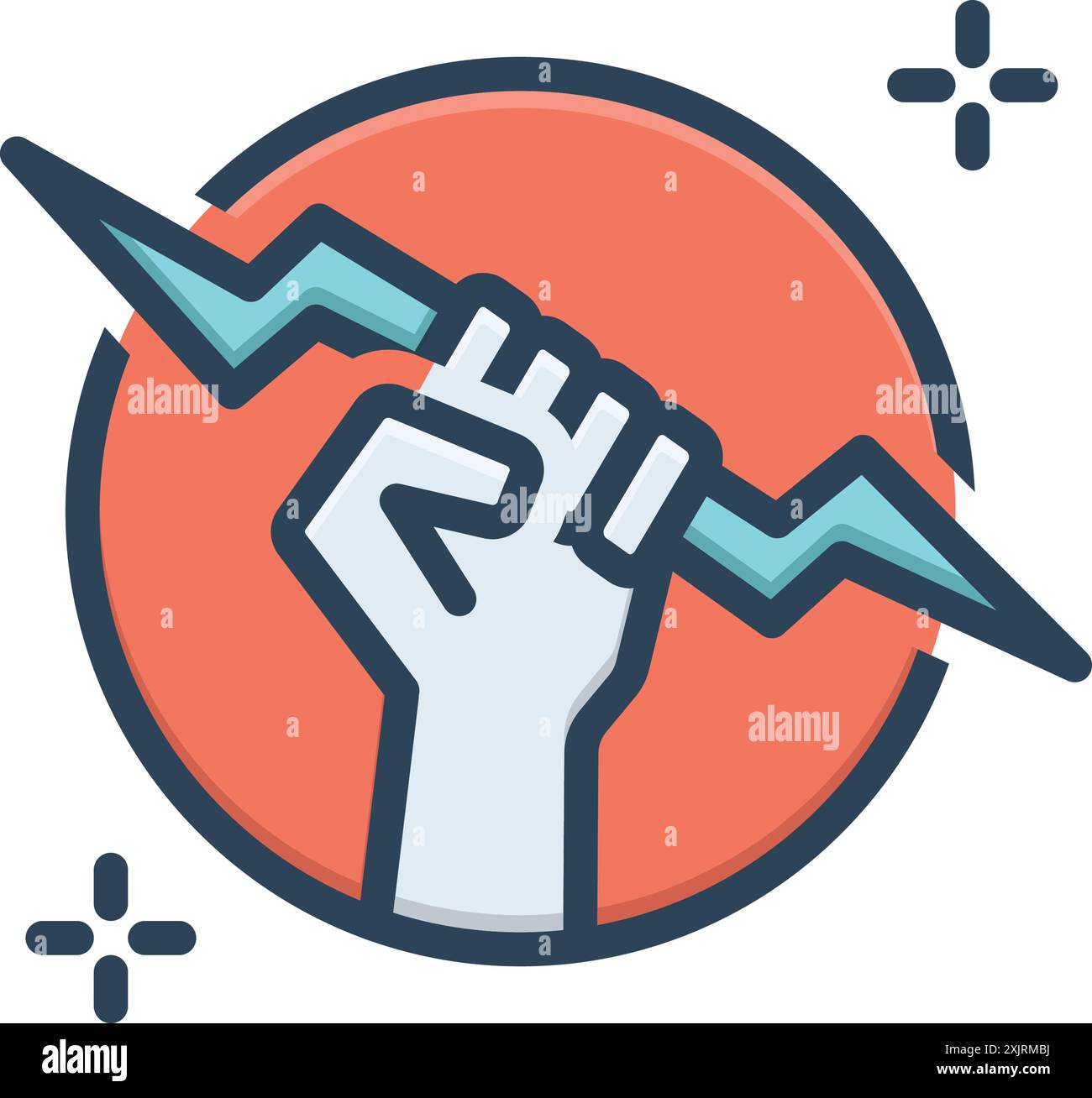 Icon for powers,punch Stock Vector Image & Art - Alamy