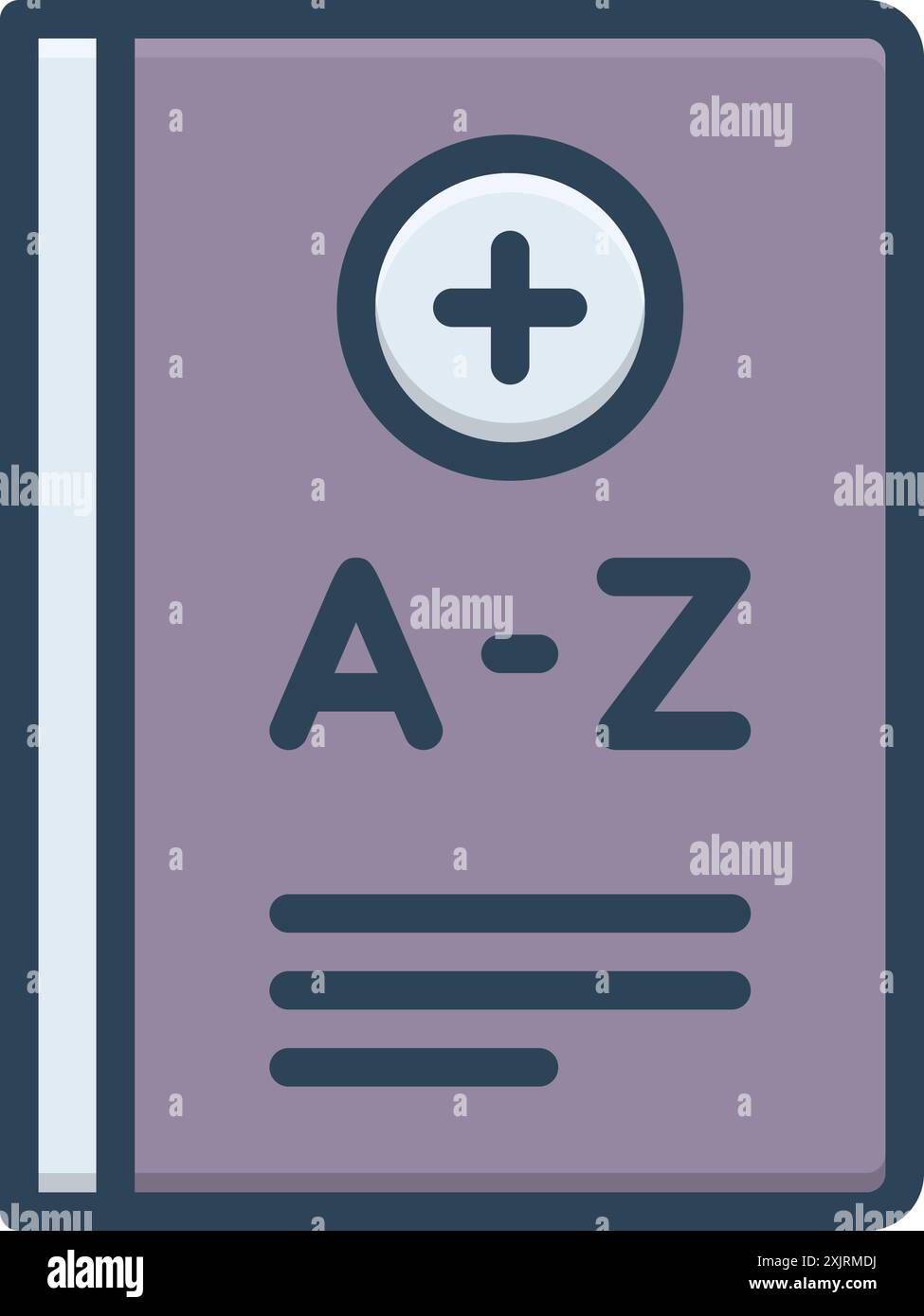 Icon for terminology,vocabulary Stock Vector Image & Art - Alamy