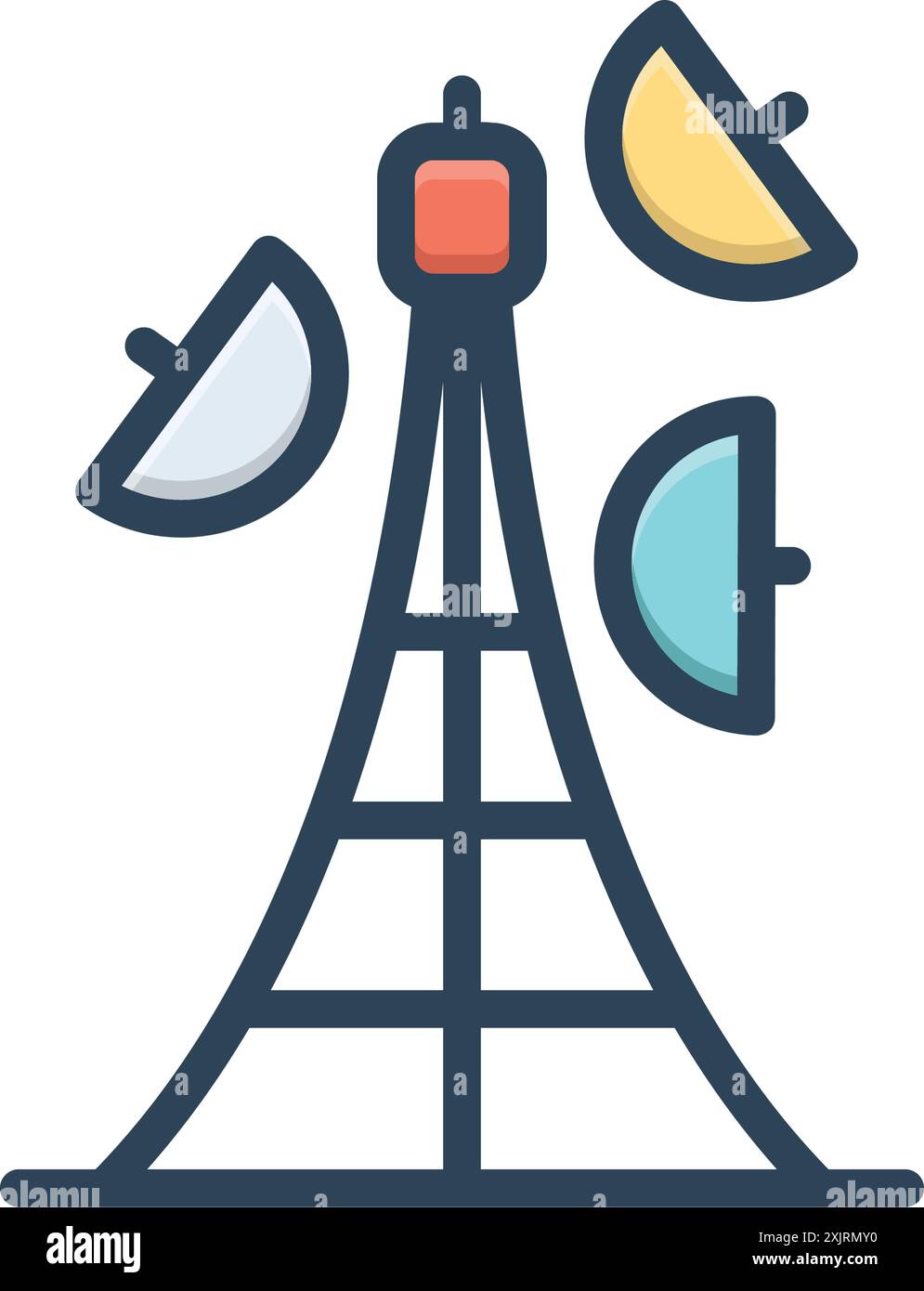 Icon for broadcasting,propagation Stock Vector Image & Art - Alamy