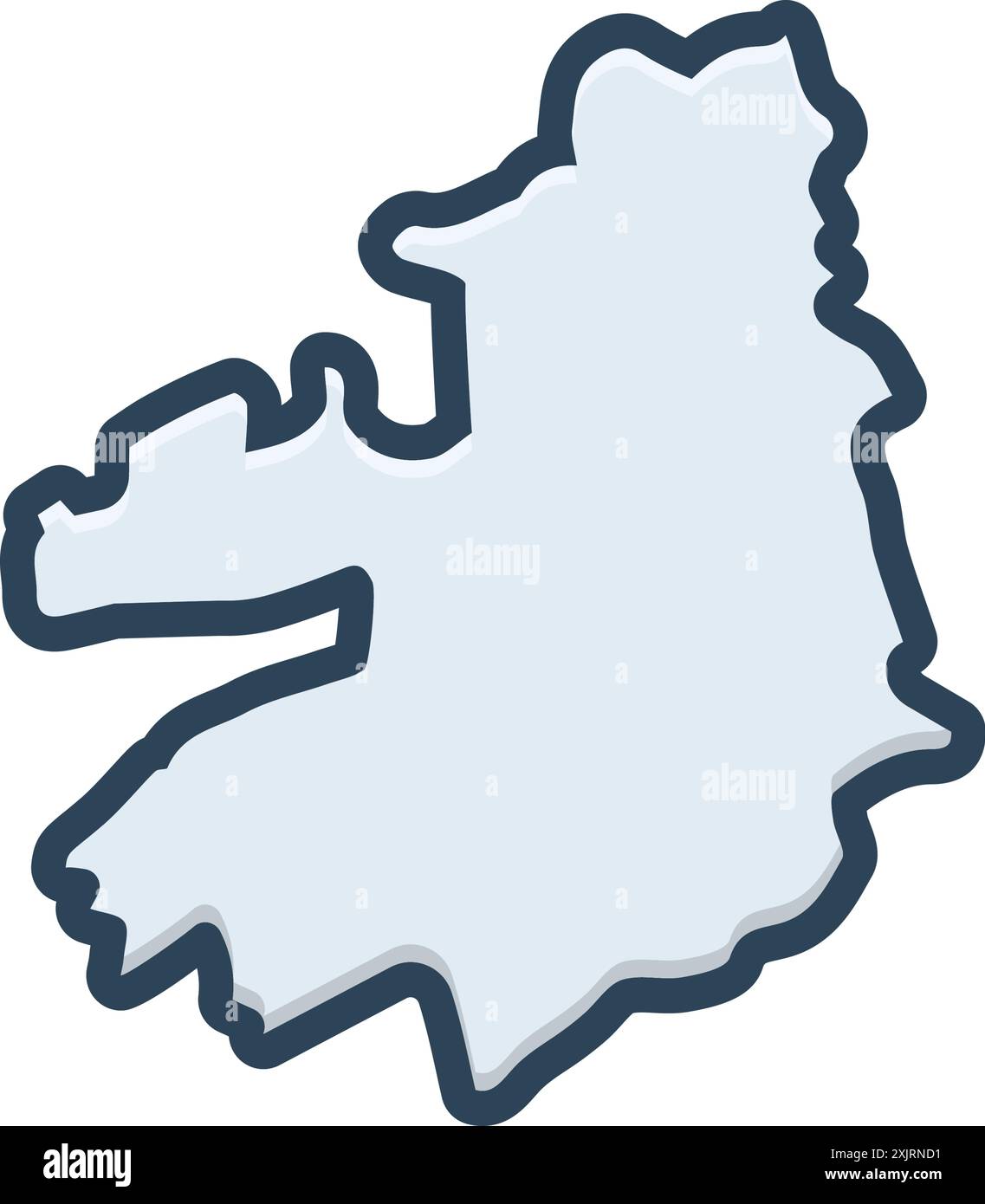 Kerry map Cut Out Stock Images & Pictures - Alamy