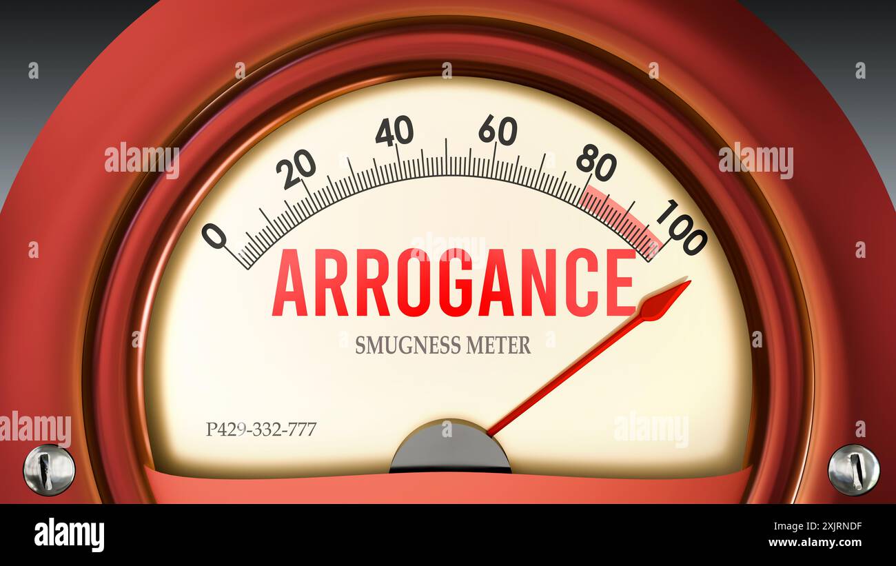 Envy and jealousy meter that is hitting a full scale hi-res stock ...