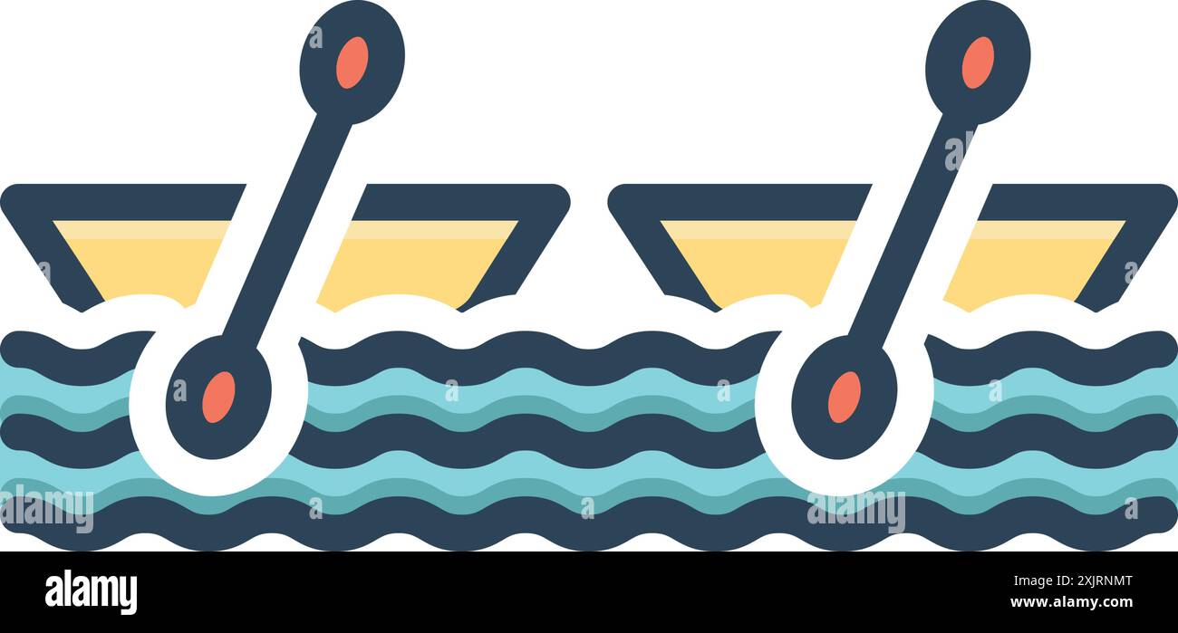 Rower silhouette Stock Vector Images - Alamy