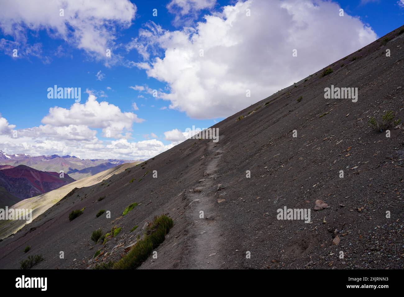 Hike to Red Valley, Cusco Region, Peru Stock Photo - Alamy