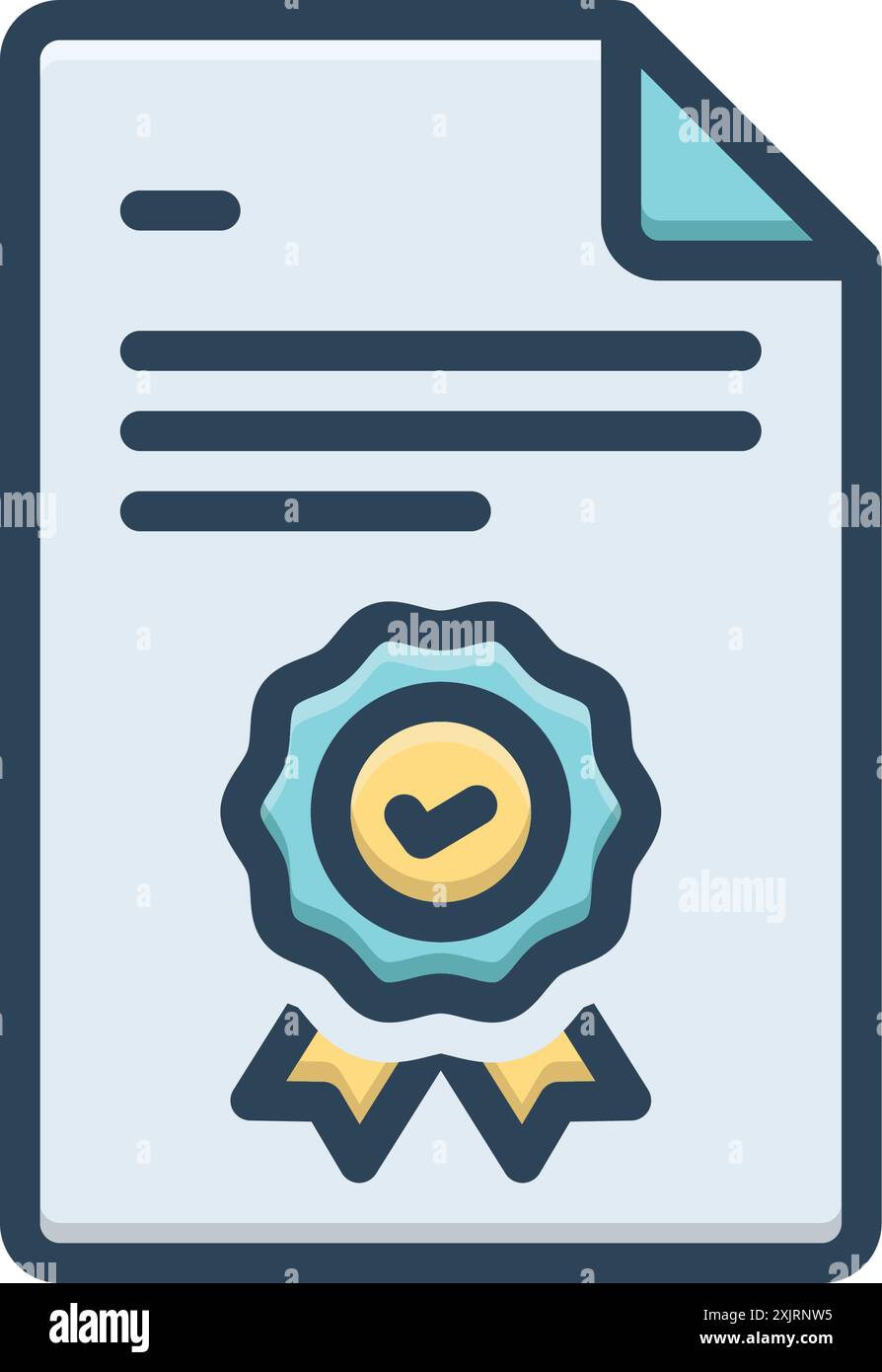 Icon for accredited,authorized Stock Vector Image & Art - Alamy