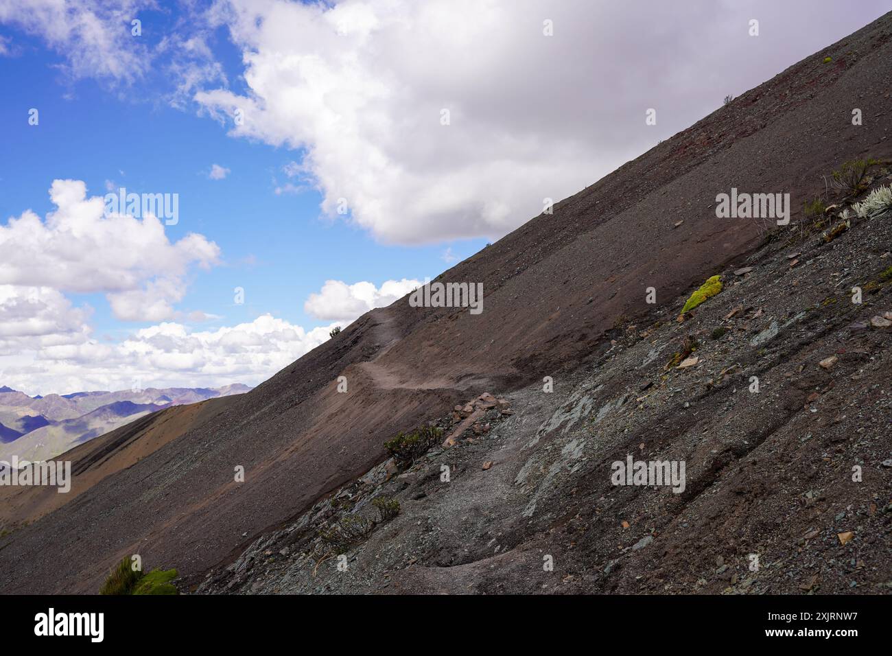 Hike to Red Valley, Cusco Region, Peru Stock Photo - Alamy