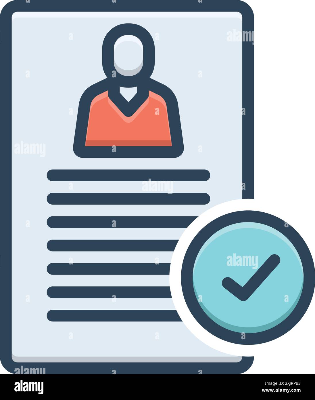 Icon for confirmed,application Stock Vector Image & Art - Alamy