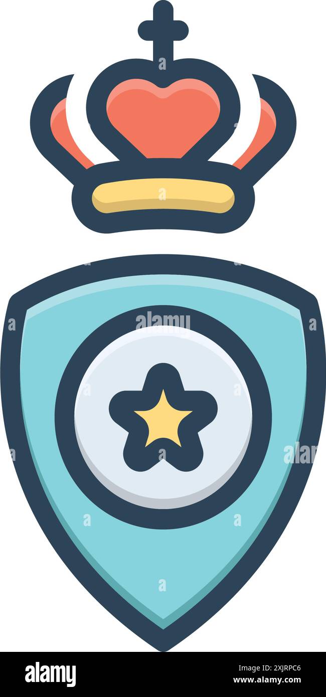 Icon for crest,royal Stock Vector Image & Art - Alamy