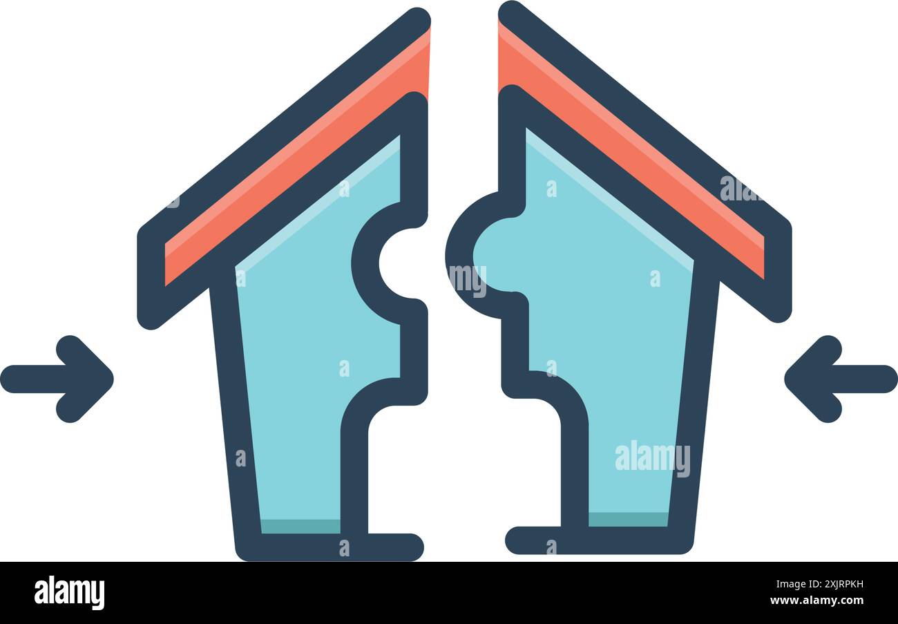 Icon for merger,dissolution Stock Vector Image & Art - Alamy