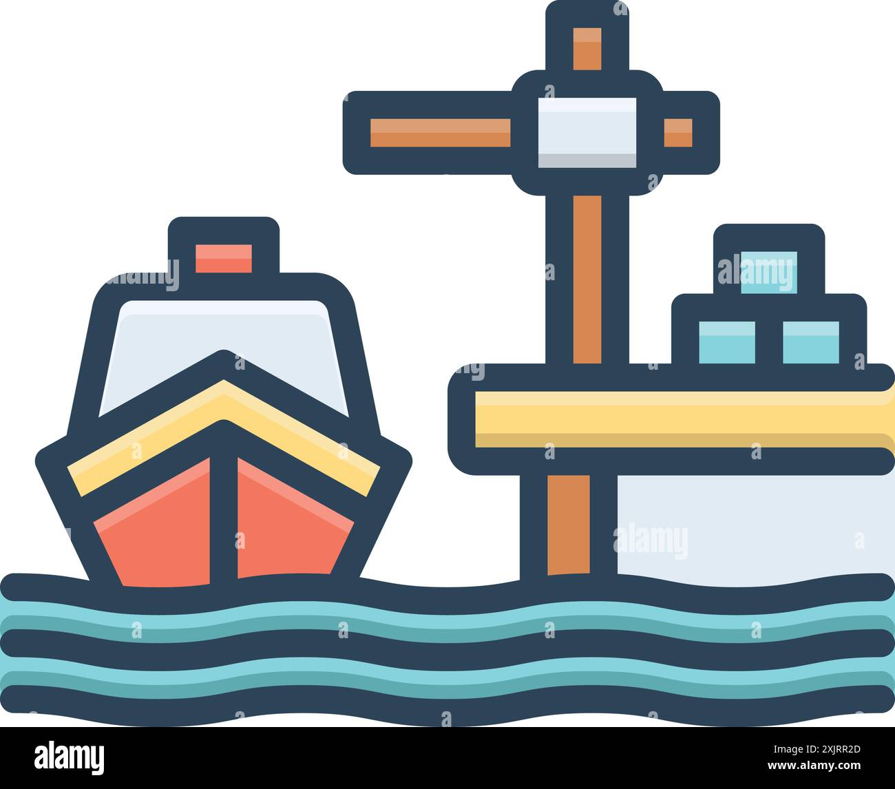 Icon for dock,marine Stock Vector Image & Art - Alamy