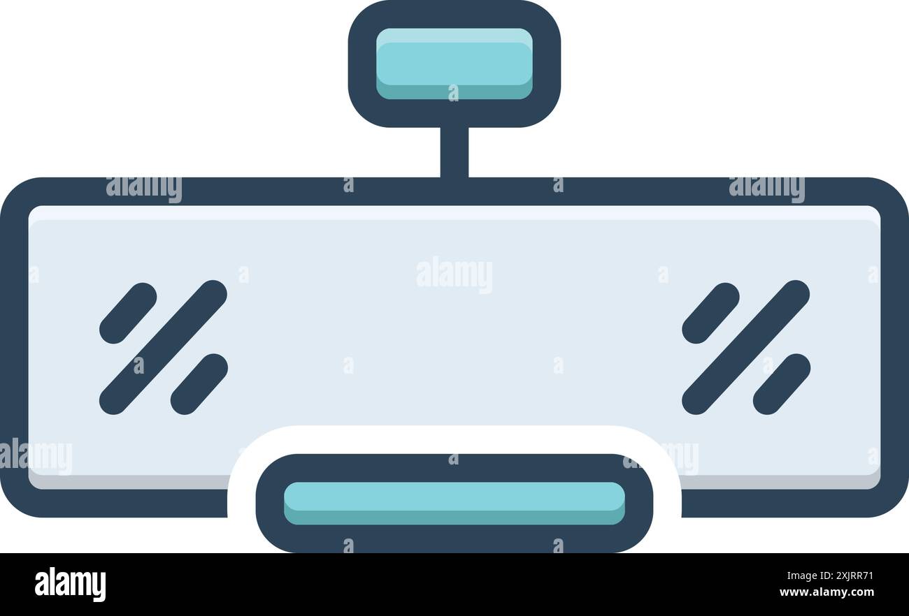 Icon for mirror,rear Stock Vector Image & Art - Alamy