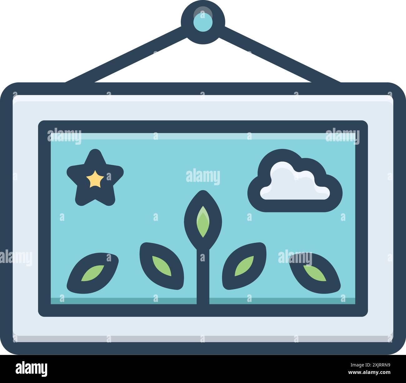 Framing of an image Stock Vector Images - Alamy