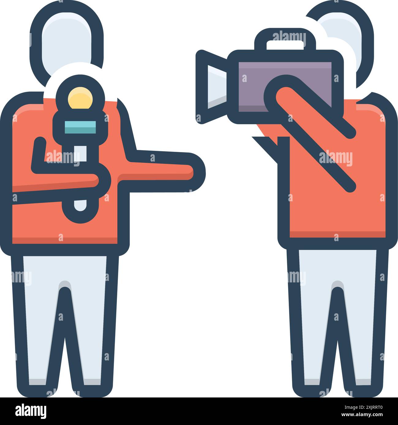 Newsman Stock Vector Images - Alamy