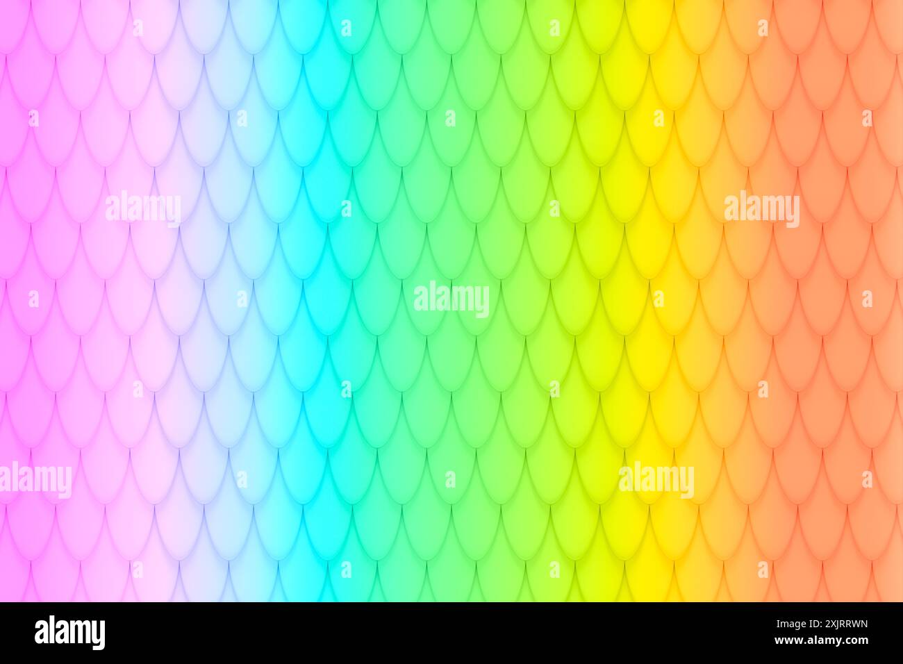 Abstract rainbow Fish scales background. 3D illustration background ...