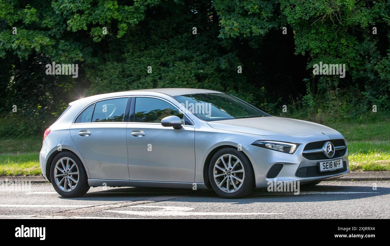 Milton Keynes,UK - July 18th 2024: 2018 Mercedes A class A180 sport ...