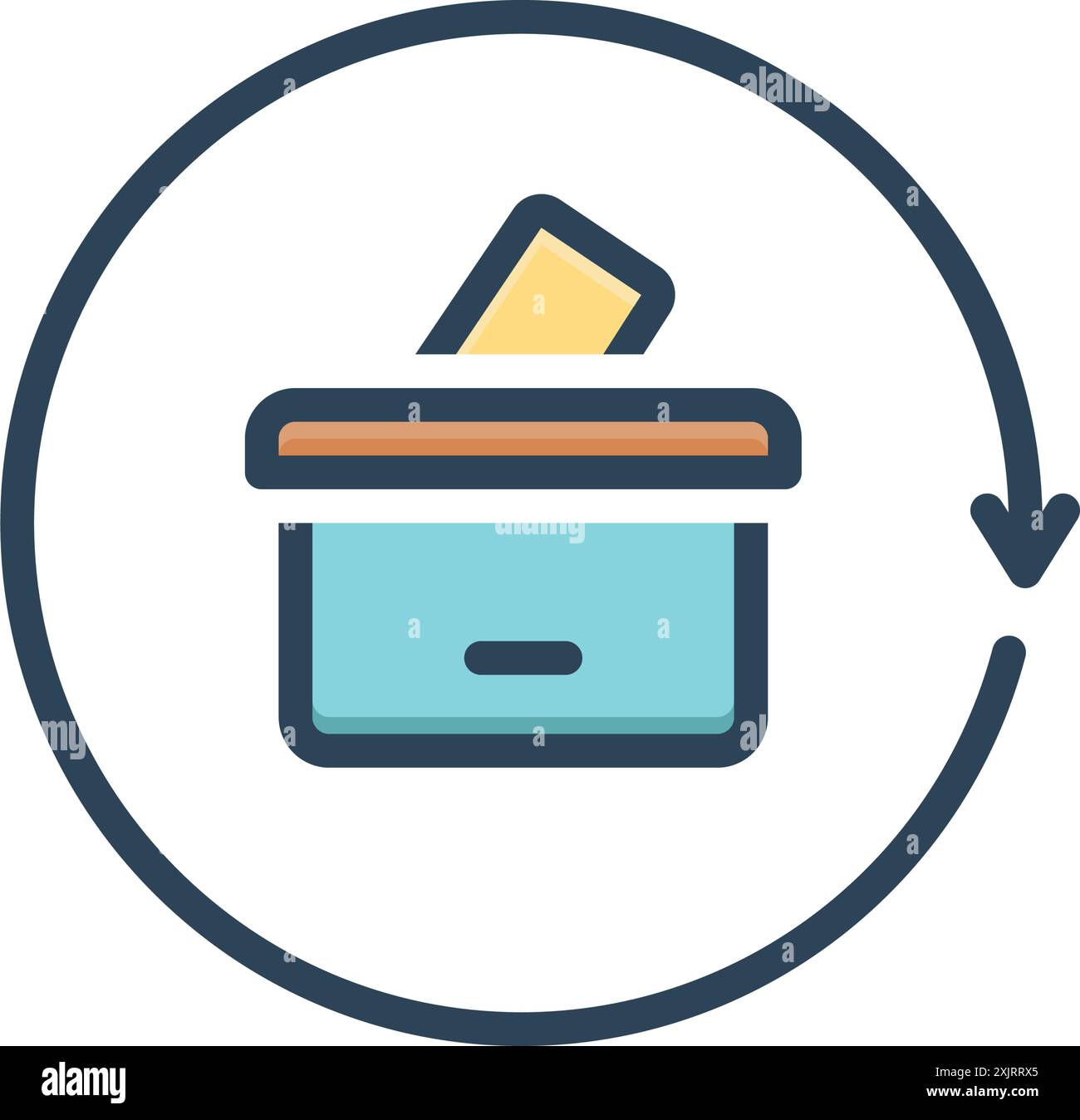 Electoral ballot box Stock Vector Images - Alamy